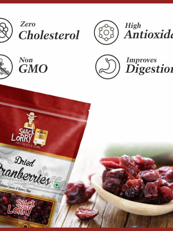Dried Cranberries 200gm – Snack Lorry