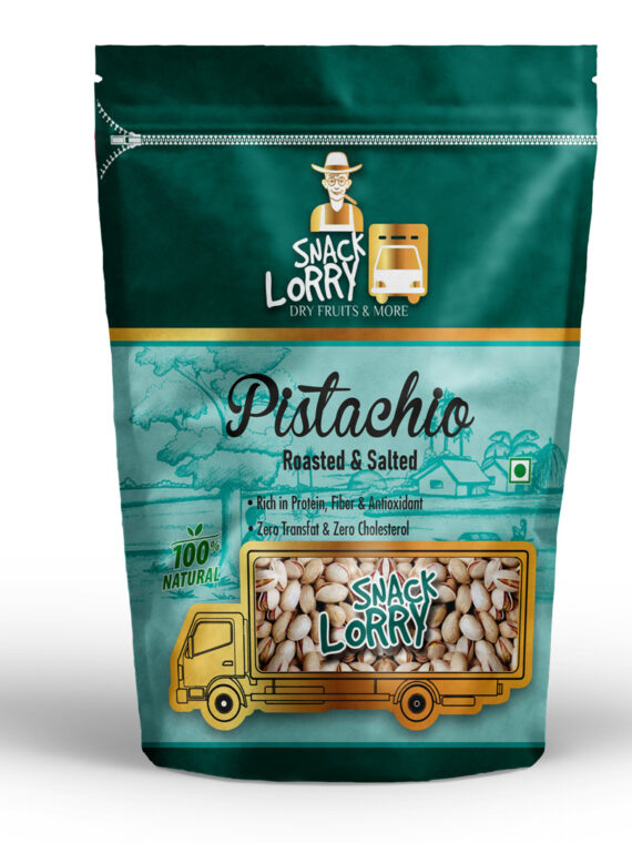 Roasted and Salted California Pistachios – Snack Lorry